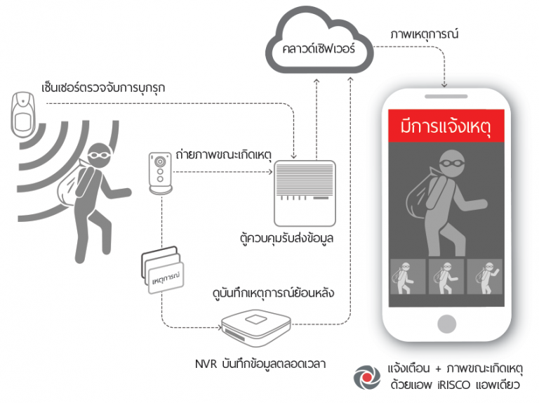 กล้องวงจรปิด Risco VU Point | Maxwell Security System