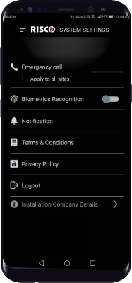 app_risco | Maxwell Security System