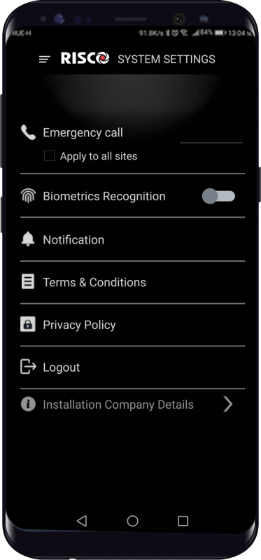 app_risco | Maxwell Security System