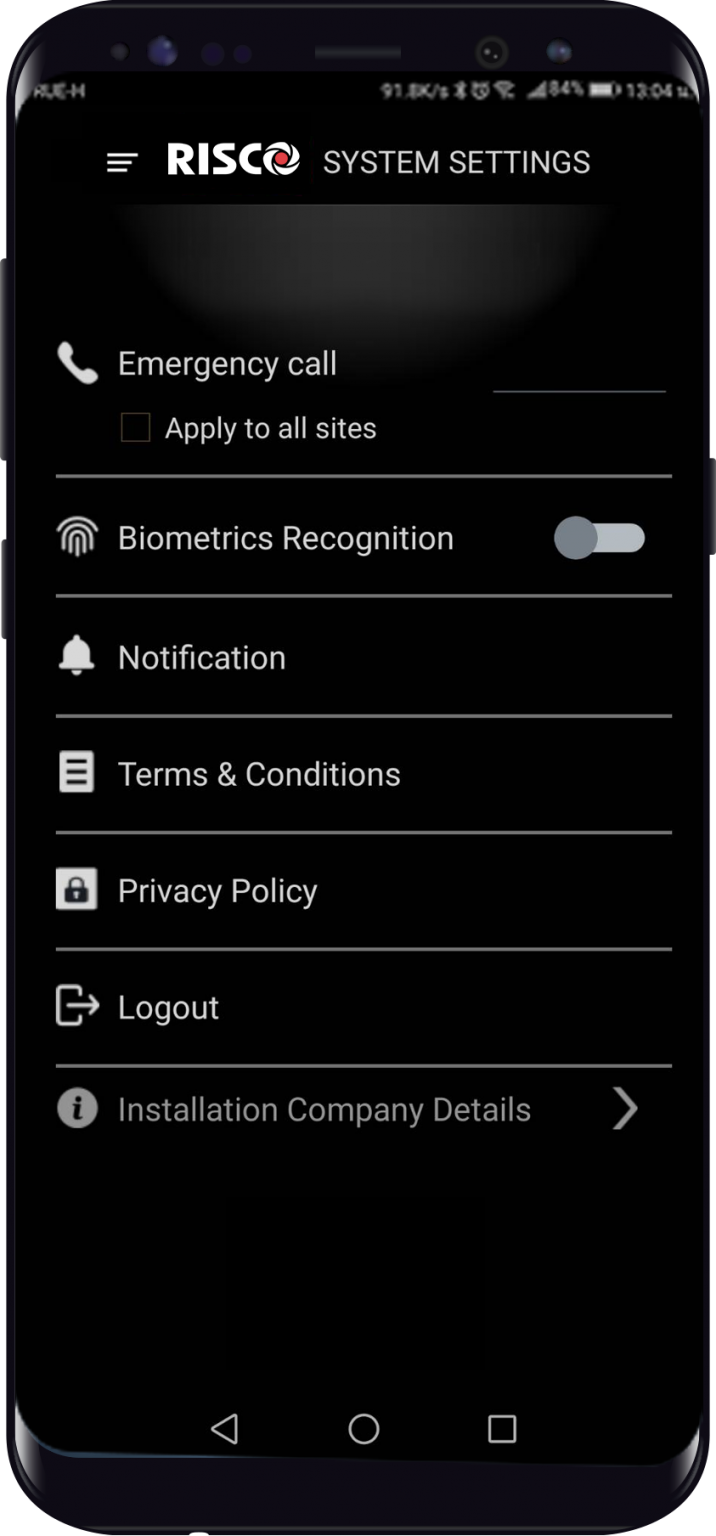 app_risco | Maxwell Security System