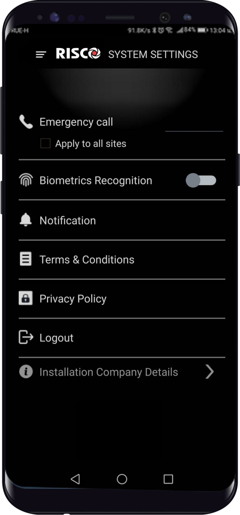 app_risco | Maxwell Security System