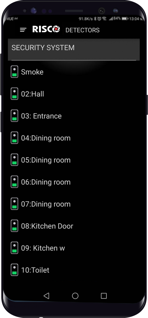 app_risco_security | Maxwell Security System