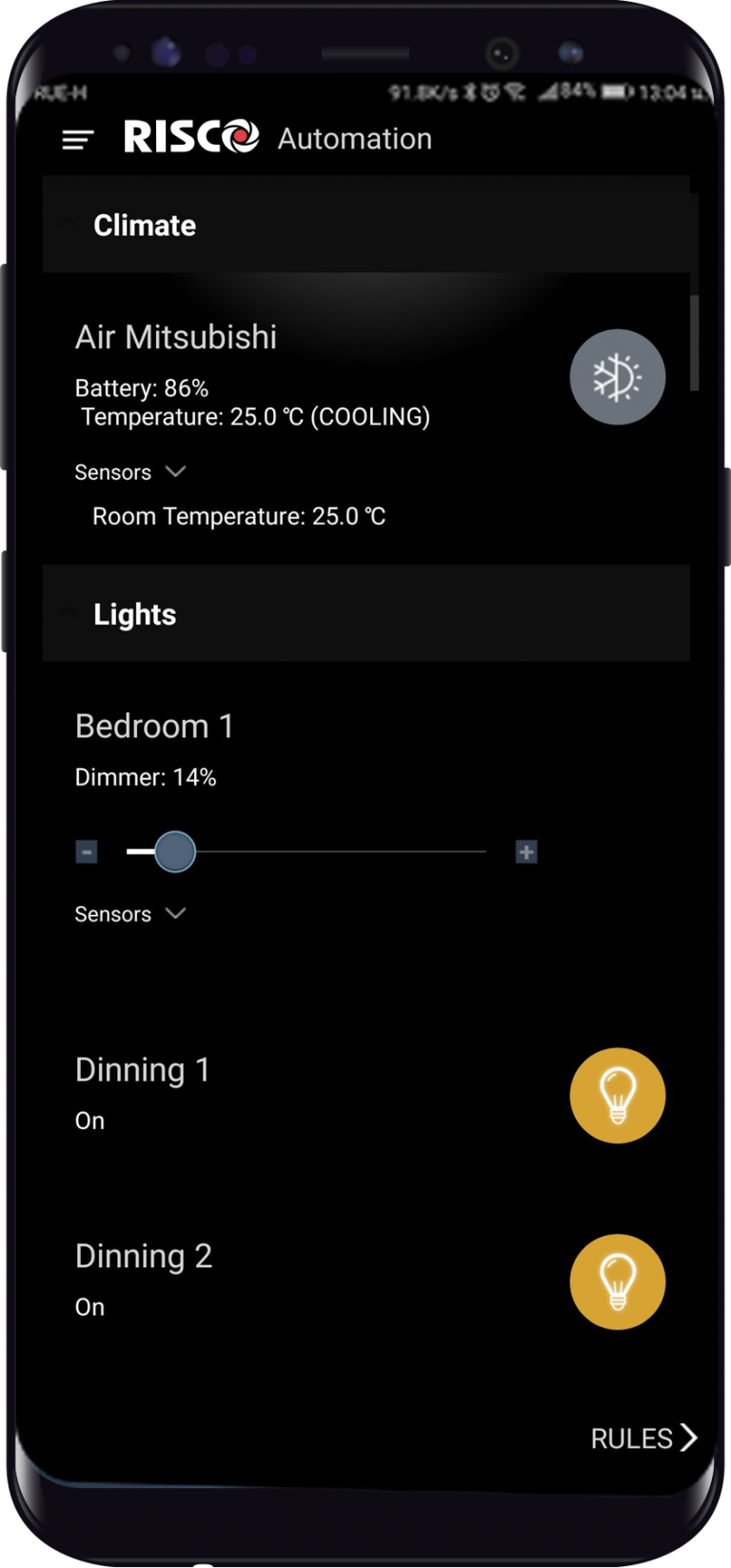 app_risco_smarthome | Maxwell Security System