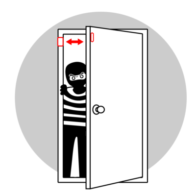 2-Way Wireless Slim Door /Window Contact | Maxwell Security System