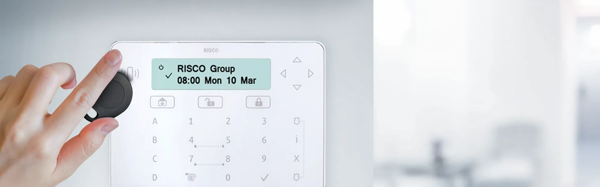 Elegant Keypad home | Maxwell Security System